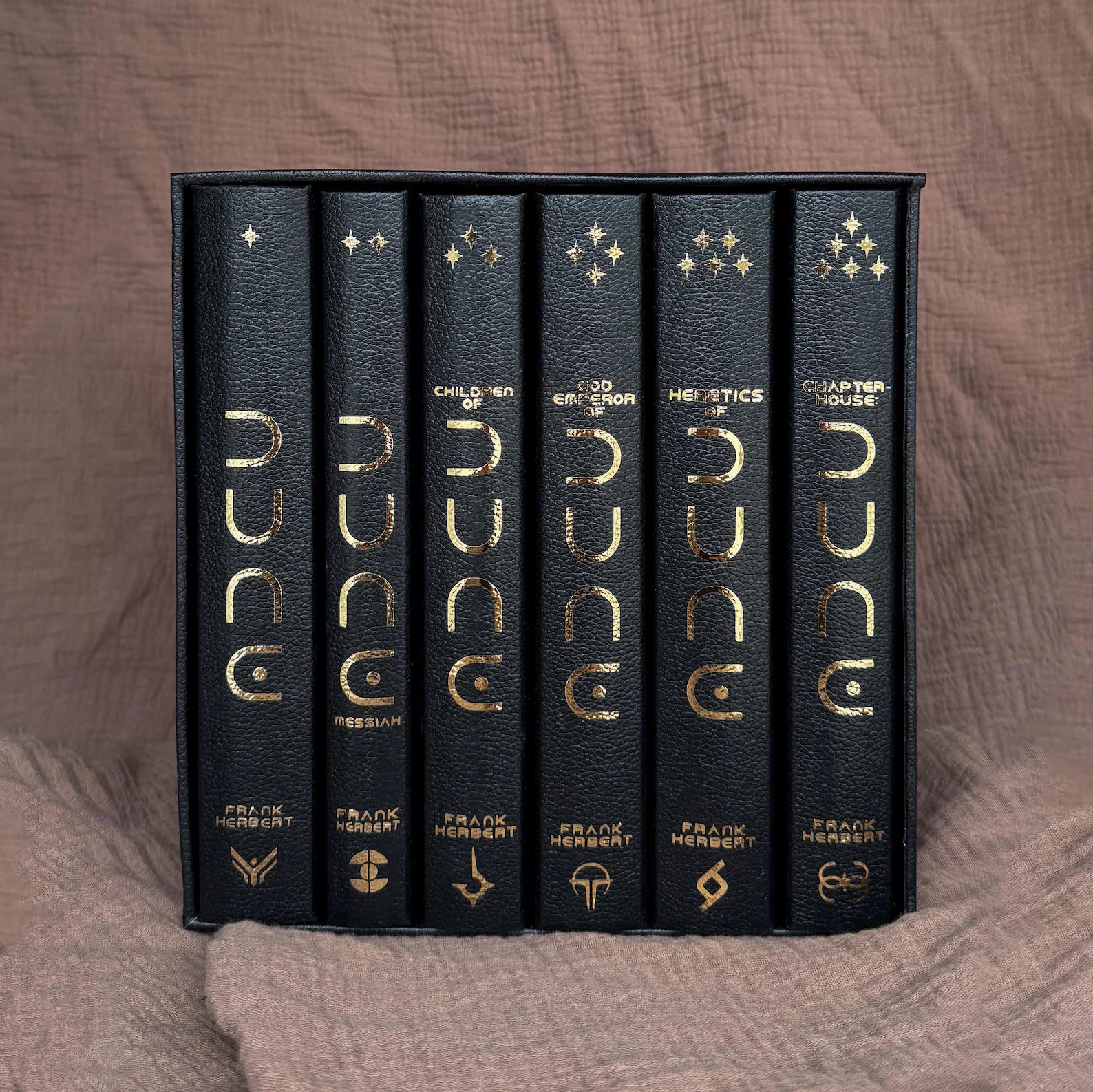 Dune Complete Bookset – Special Edition, Handmade 6 book Collection, F ...